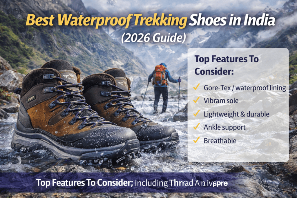 Best Waterproof Trekking Shoes in India | 2026 Guide